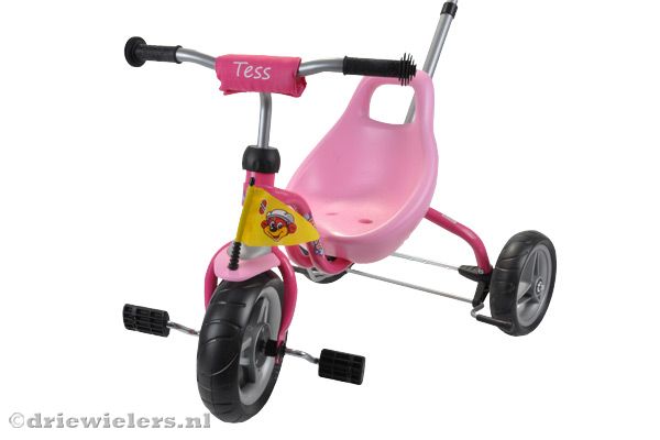 Bike Fun Roze kinbeschermer met eigen naam | Driewielers.nl
